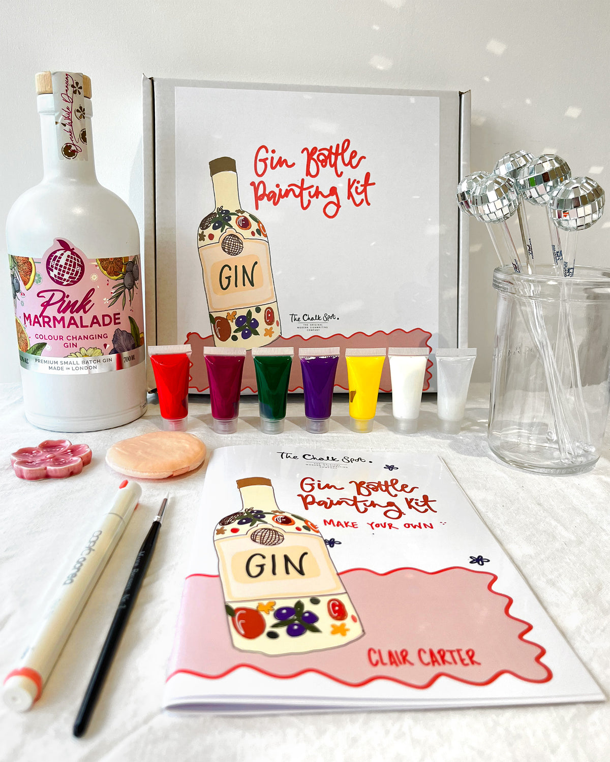PMG x The Chalk Spot Limited Edition DIY Gin Bottle Painting Kit ...
